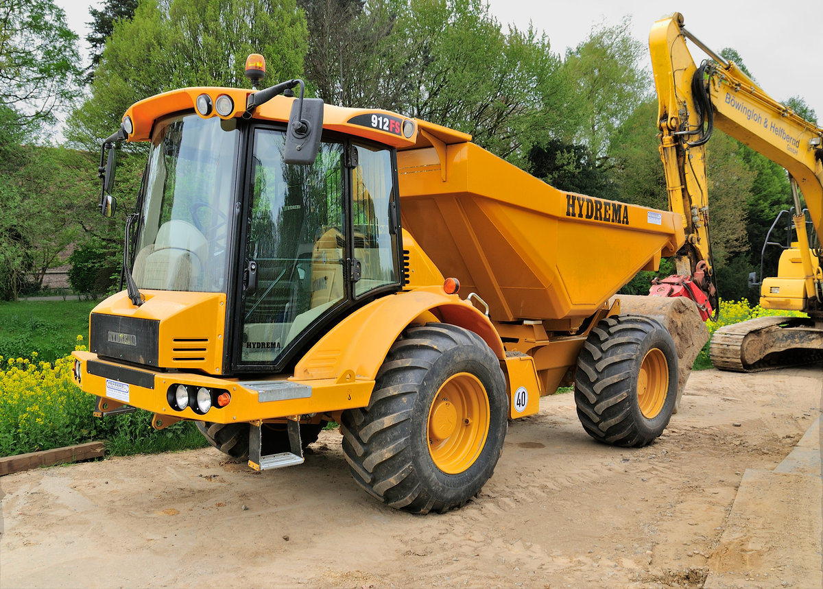 Hydrema 912 FS Dumper mit Knickgelenk am 14.4.2017 in Geilenkirchen - Fahrzeugbilder.de
