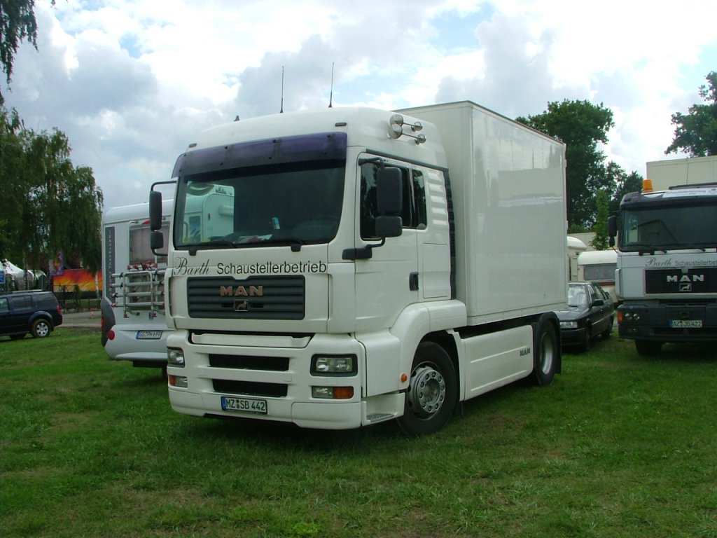 MAN TGA Schaustellerzugmaschine; 030710 - Fahrzeugbilder.de