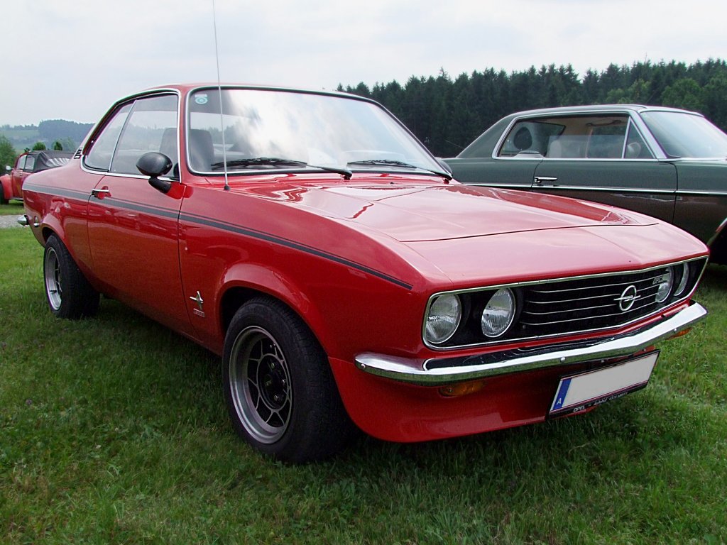 Opel Manta A GT/E. 1974 - 1975. In den letzten beiden Produktionsjahren ...