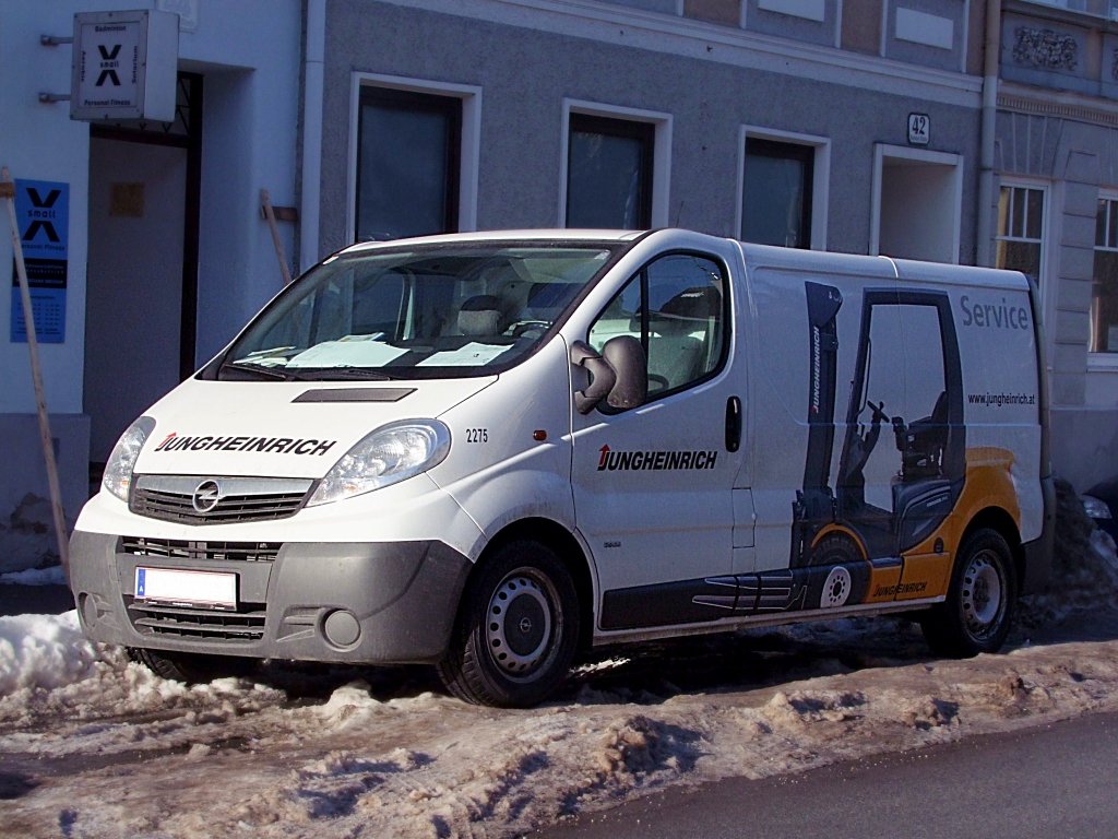 OPEL-Transporter; Servicewagen von Jungheinrich;101221 - Fahrzeugbilder.de