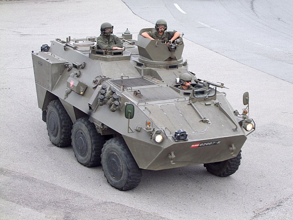 PANDUR 02007-R in flotter Fahrt;110613 - Fahrzeugbilder.de