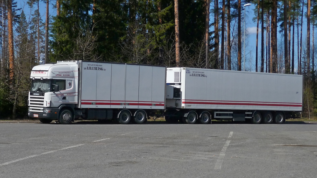 Scania Lastzug in Finnland, 3.5.13 - Fahrzeugbilder.de