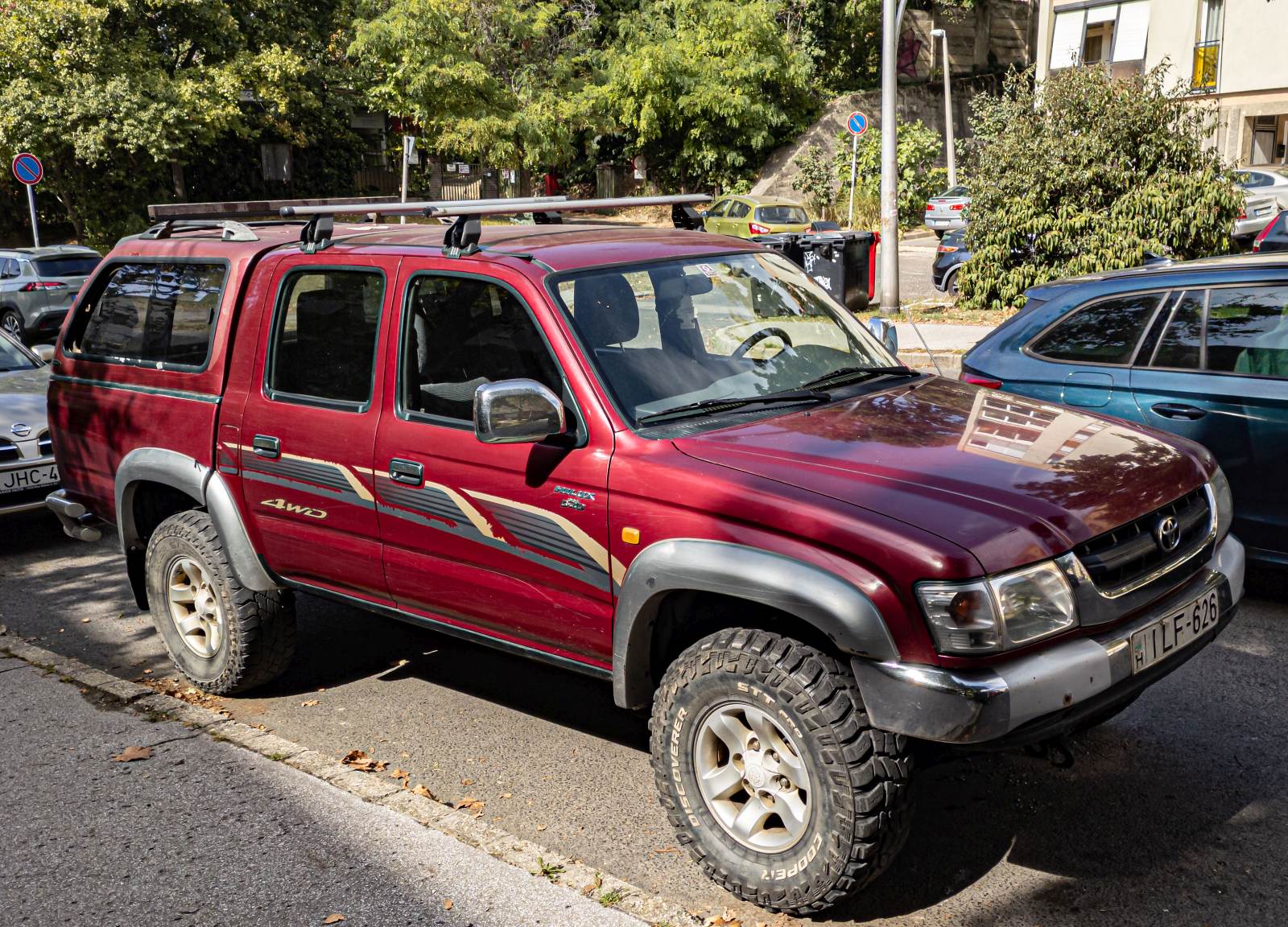 TOYOTA-HILUX, bei einem Besuch in Ried; 140302 - Fahrzeugbilder.de