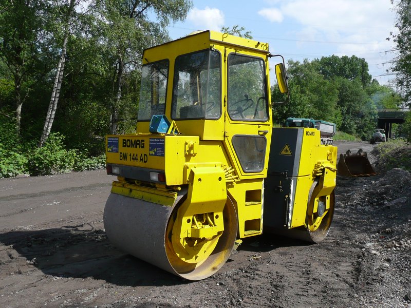 19.05.08,BOMAG-Walze in Gelsenkirchen. - Fahrzeugbilder.de