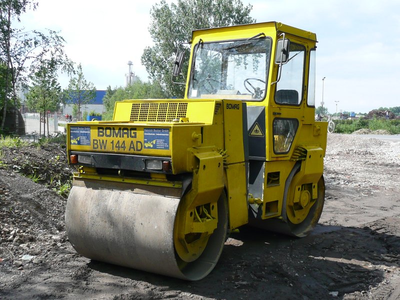 19.05.08,BOMAG-Walze in Gelsenkirchen. - Fahrzeugbilder.de