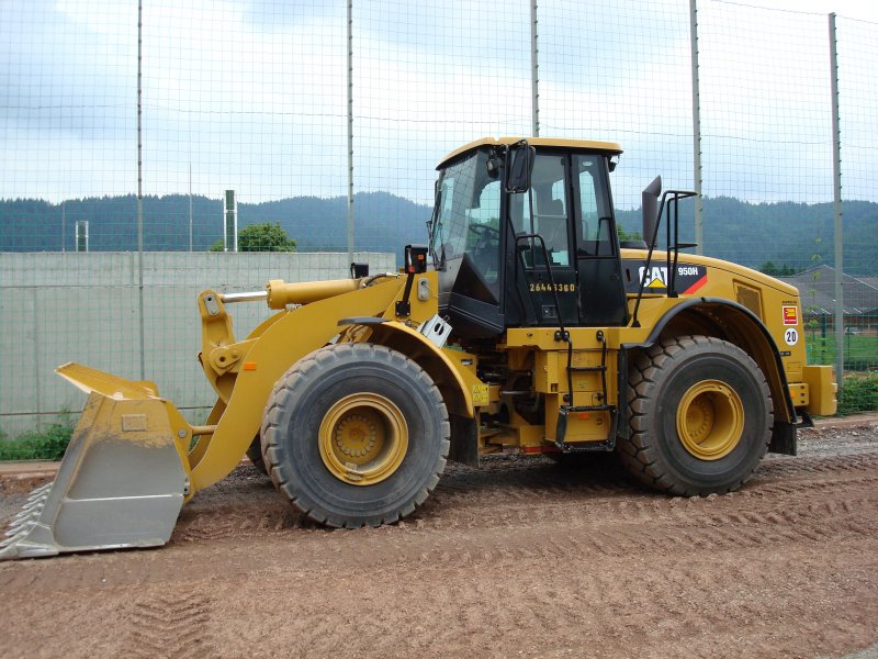 Caterpillar-Radlader 950H Mai 2008 - Fahrzeugbilder.de