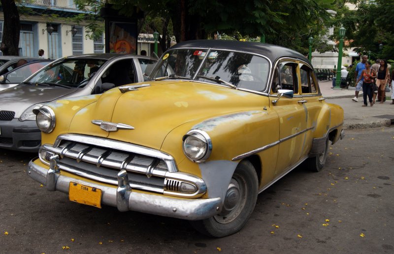 Cagliari Santos 1966 Chevy Chevrolet Aus Den 50er Jahren Auf Einem