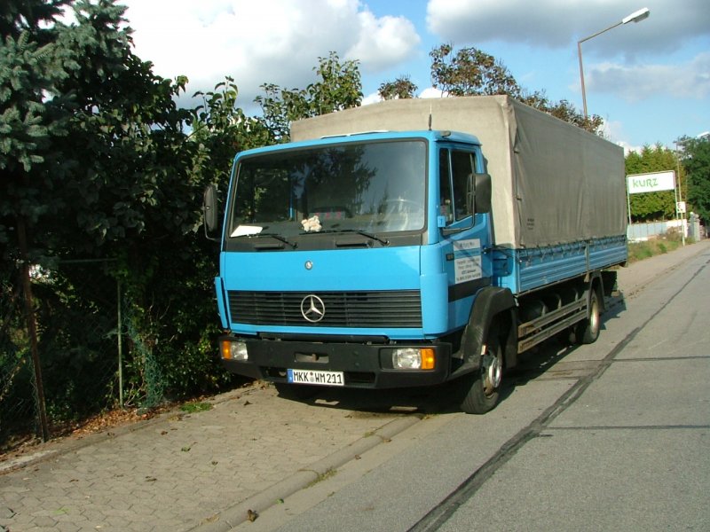 Mercedes-Benz 814 (11.08.09, Bensheim). - Fahrzeugbilder.de